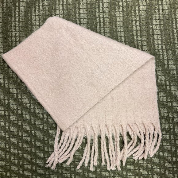 Accessories | Long Light Pink Fluffy Scarf 1214982 | Poshmark